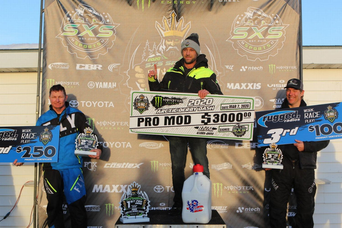 Kyle Chaney Wins Arctic Derby Dash SXS Ice Race - Energycoil